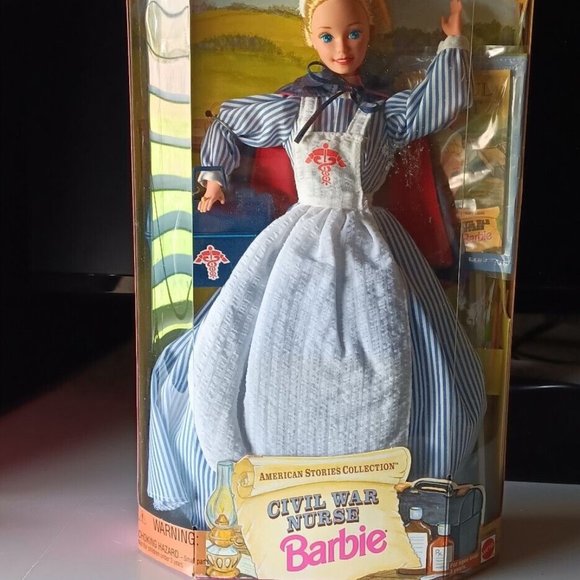 Mattel | Toys | Mattel 995 Civil War Nurse Barbie Collector Edition ...
